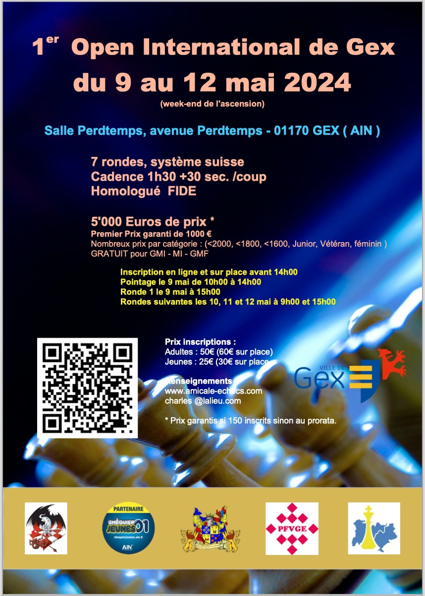 GEX (01) - 1er open international - 9 > 12 mai 2024